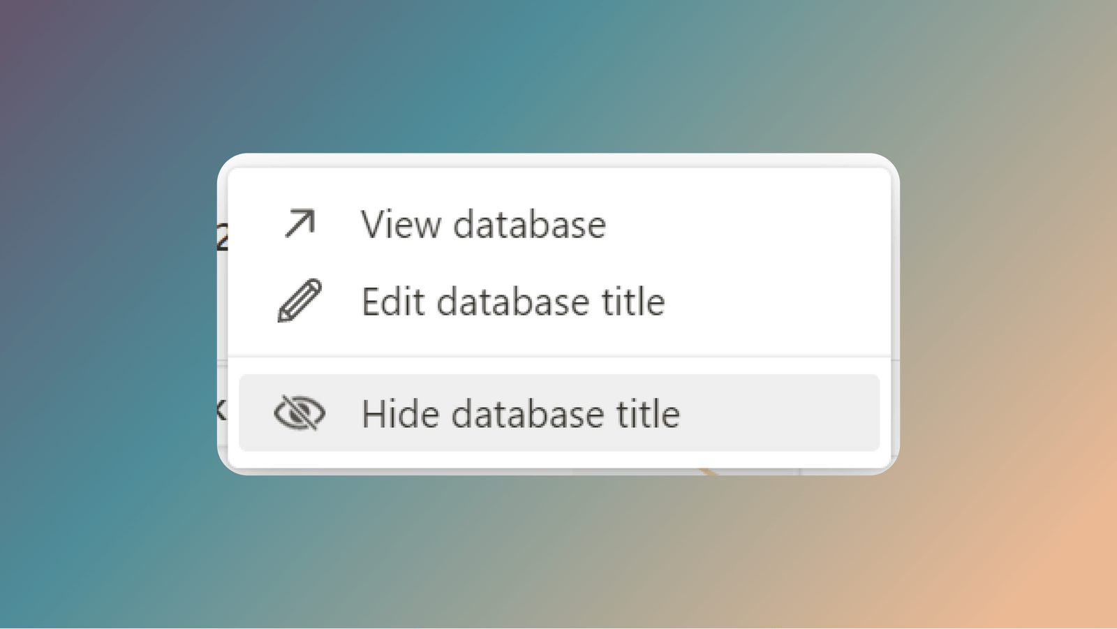 How To Hide Or Show Notion Database Titles: Quick Tutorial (2024)